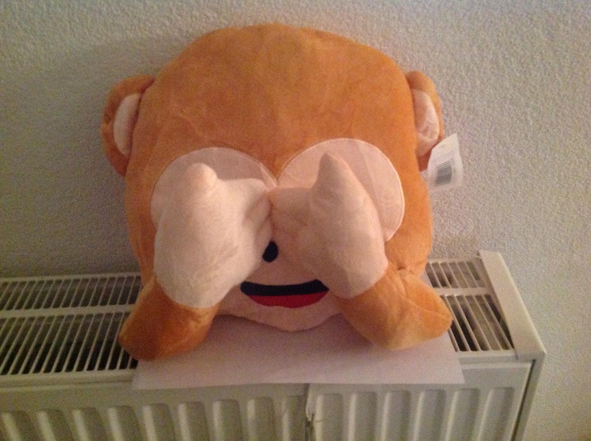 Emoji - Emoticon - Smiley - Knuffel - kussen - Aap Zien | bol.com