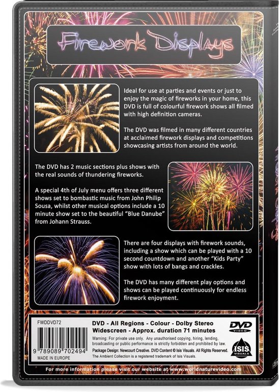 Firework Displays (Dvd) | Dvd's | bol.com