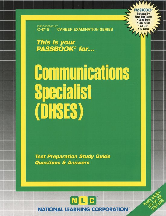 Career Examination Series - Communications Specialist (DHSES) (ebook ...