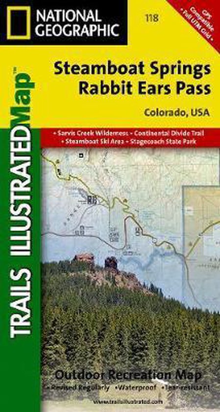 National Geographic Trails Illustrated Topographic Map Steamboat ...