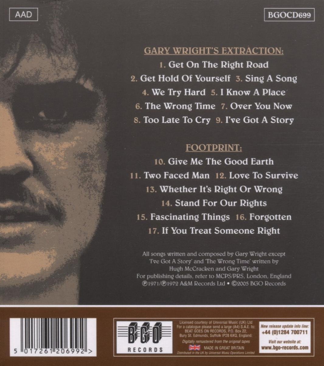 Extraction Footprint, Gary Wright | CD (album) | Muziek | bol