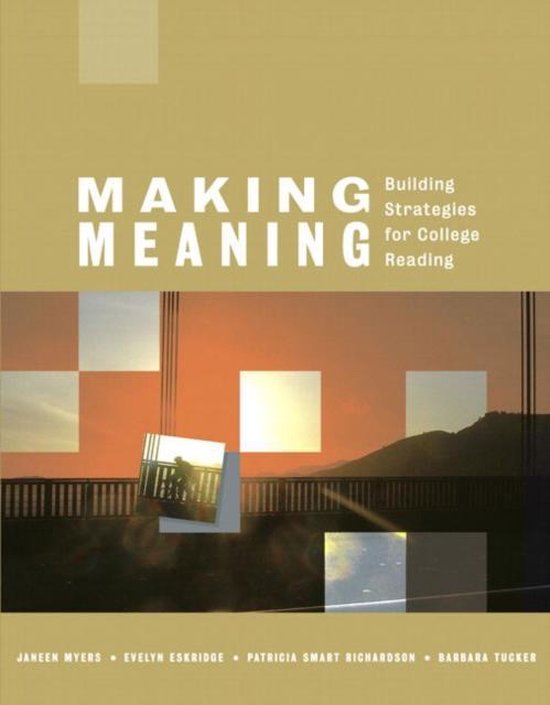 Making Meaning | 9780321355607 | Janeen Myers | Boeken | bol.com
