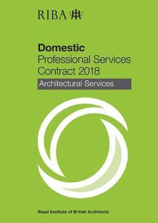 RIBA Domestic Professional Services Contract 2018, Riba | 9781859468869 ...