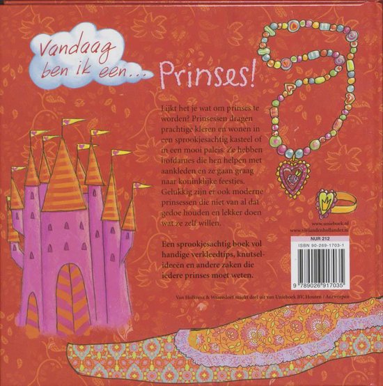 Vandaag Ben Ik Een Prinses Vivian Den Hollander 9789026917035