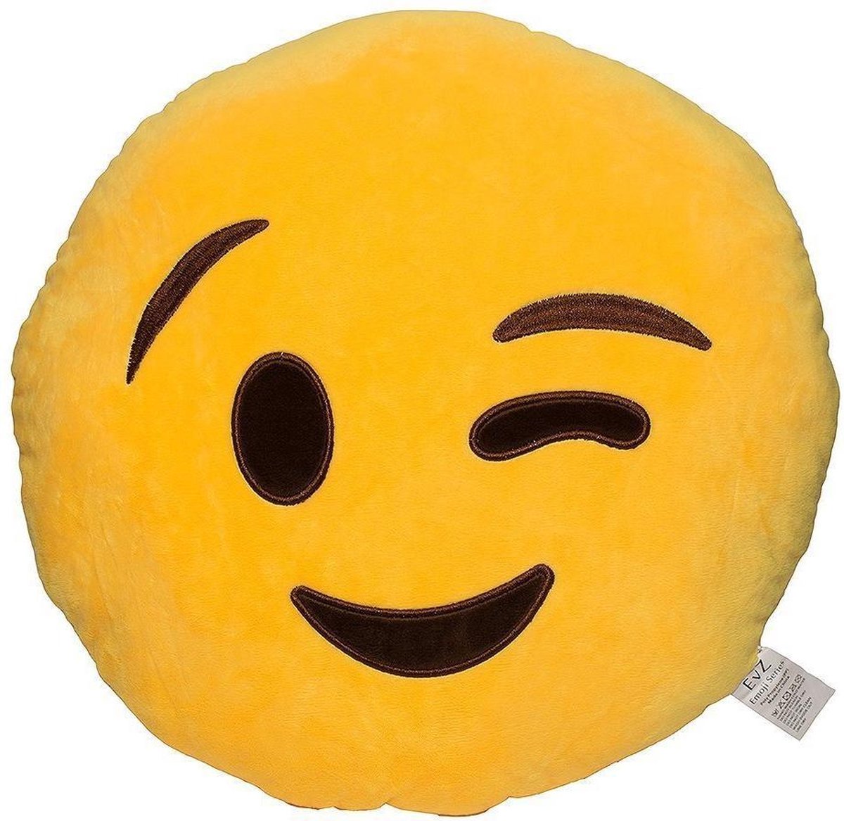 Emoji Emoticon Smiley Kussen-Knipogen | bol