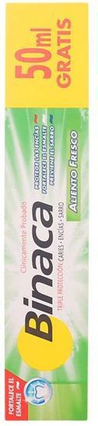 Binaca Fresh Breath Toothpaste 75ml + 50ml Free | bol.com