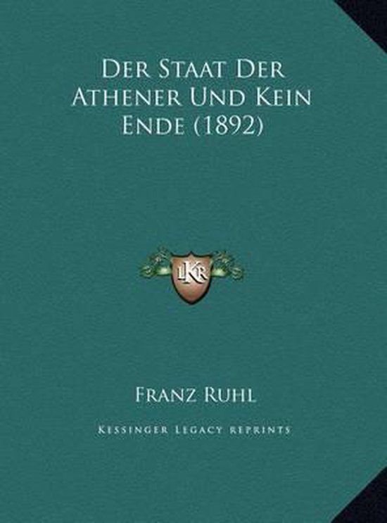 Der Staat Der Athener Und Kein Ende (1892) Der Staat Der Athener Und ...