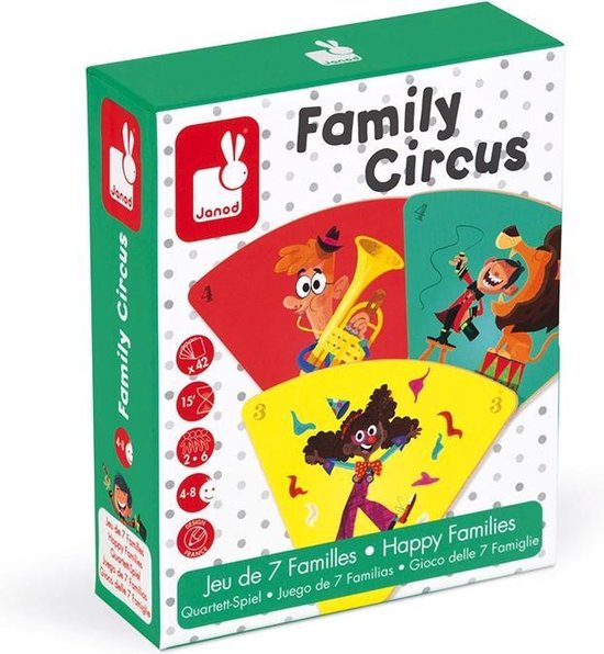Janod familie circus - geheugenspel | Games | bol.com