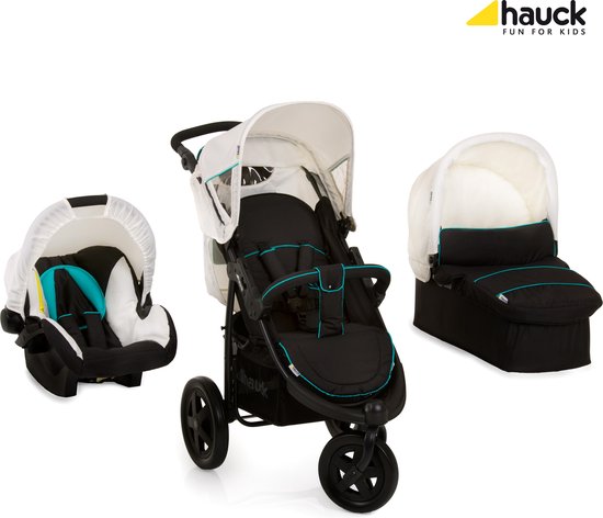 Hauck Viper Trio Set - Kinderwagen - Caviar/Beige | bol.com
