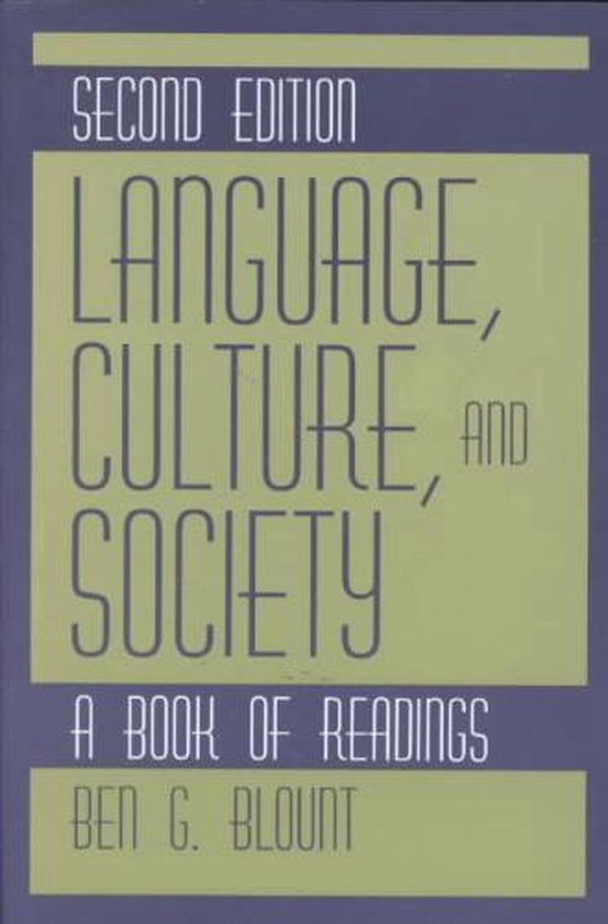 Language, Culture, and Society | 9780881338508 | Boeken | bol