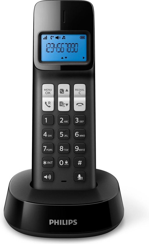 Philips D1411B/23 DECT-telefoon met nummerherkenning - Taalinstelling ...