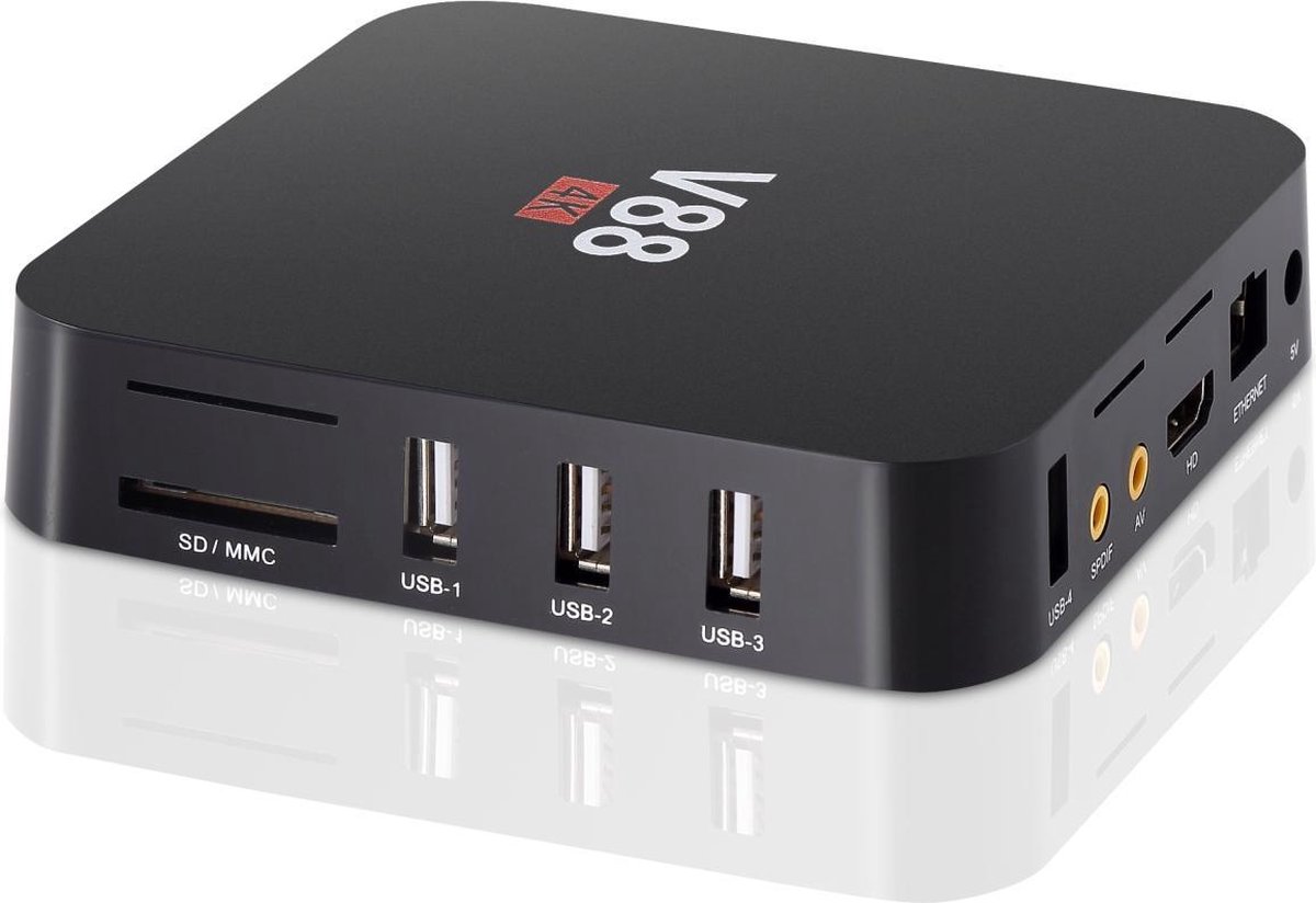 Android tv box V88 4K + Kodi + NEDERLANDSE HANDLEIDING | bol