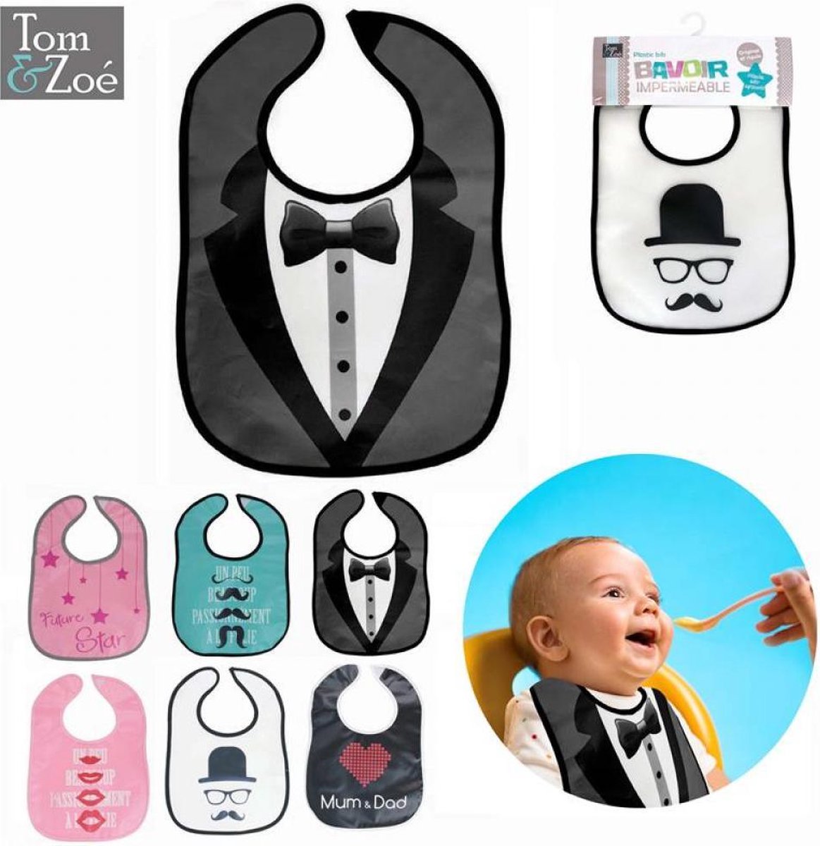 Slab - Slabbertje - Slabber - Cute - Waterproof | bol.com