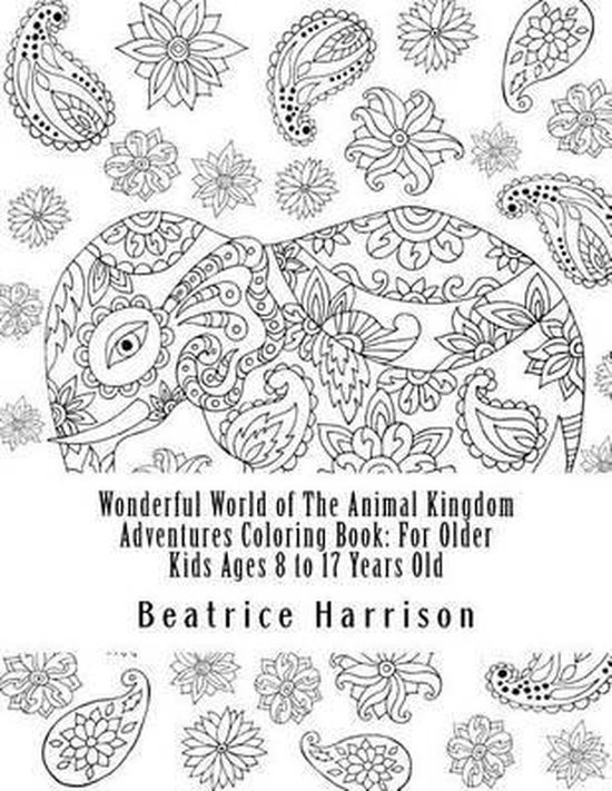 Wonderful World of the Animal Kingdom Adventures Coloring Book ...