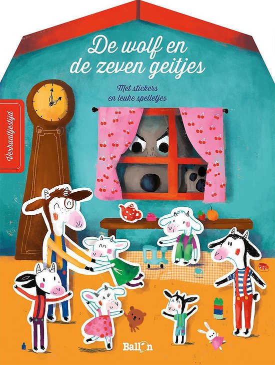 Sprookjesstickerboek De wolf en de zeven geitjes | 9789403210353 | Boeken | bol.com