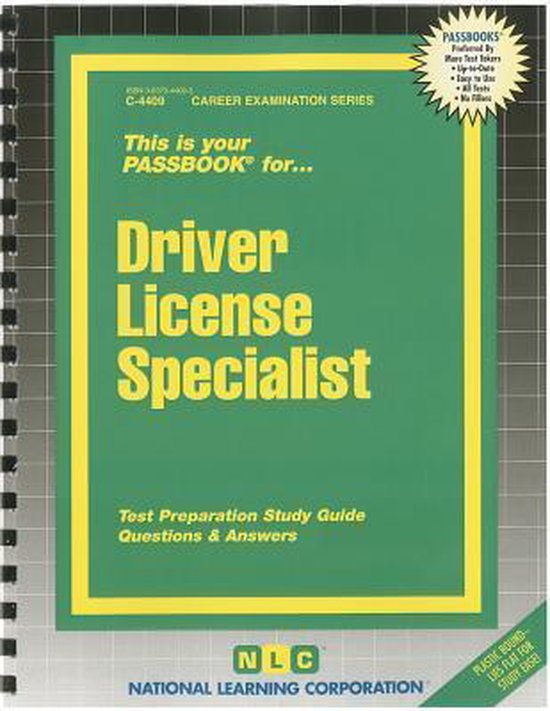 Driver License Specialist | 9780837344096 | National Learning ...