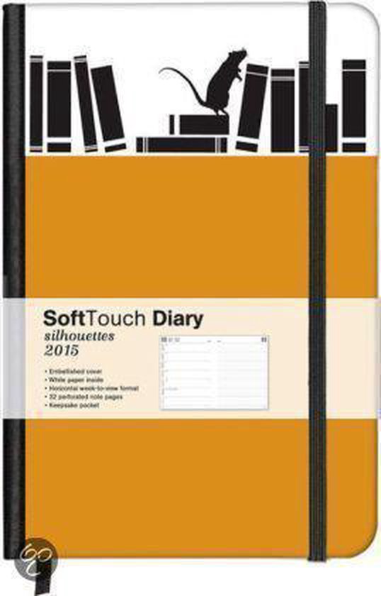 2015 Antique Books Soft Touch Diary Silhouettes 9 x 14cm ...