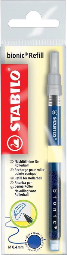 20x Stabilo Bionic rollerball vulling blauw | bol