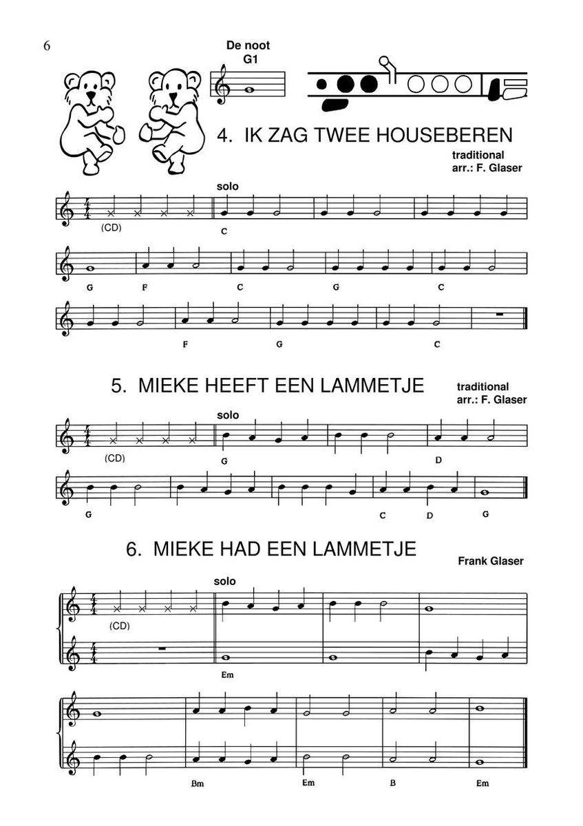 METHODE VAN DE 21STE EEUW voor dwarsfluit, deel 1. 80 stukken met ...