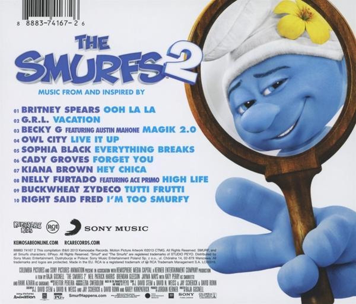 Smurfs 2: Music From & Inspired By The Movie, Ost | CD (album) | Muziek ...