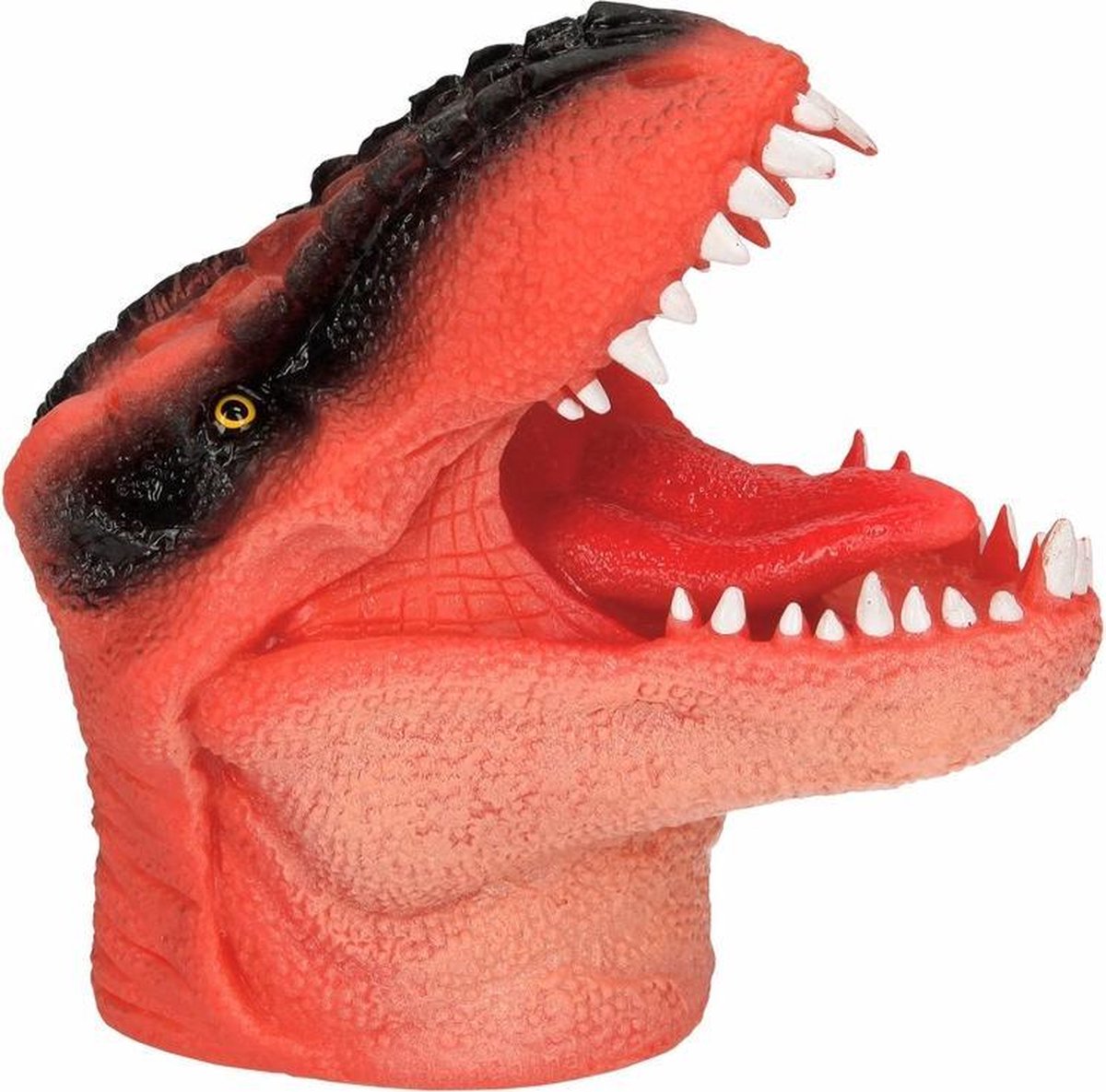 Dino World latex handpop oranje 14 cm | bol.com