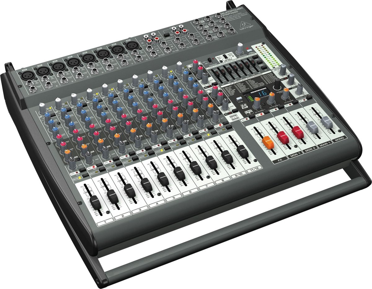 Behringer PMP4000 mengpaneel 20 kanalen 10 - 200000 Hz Zwart | bol.com