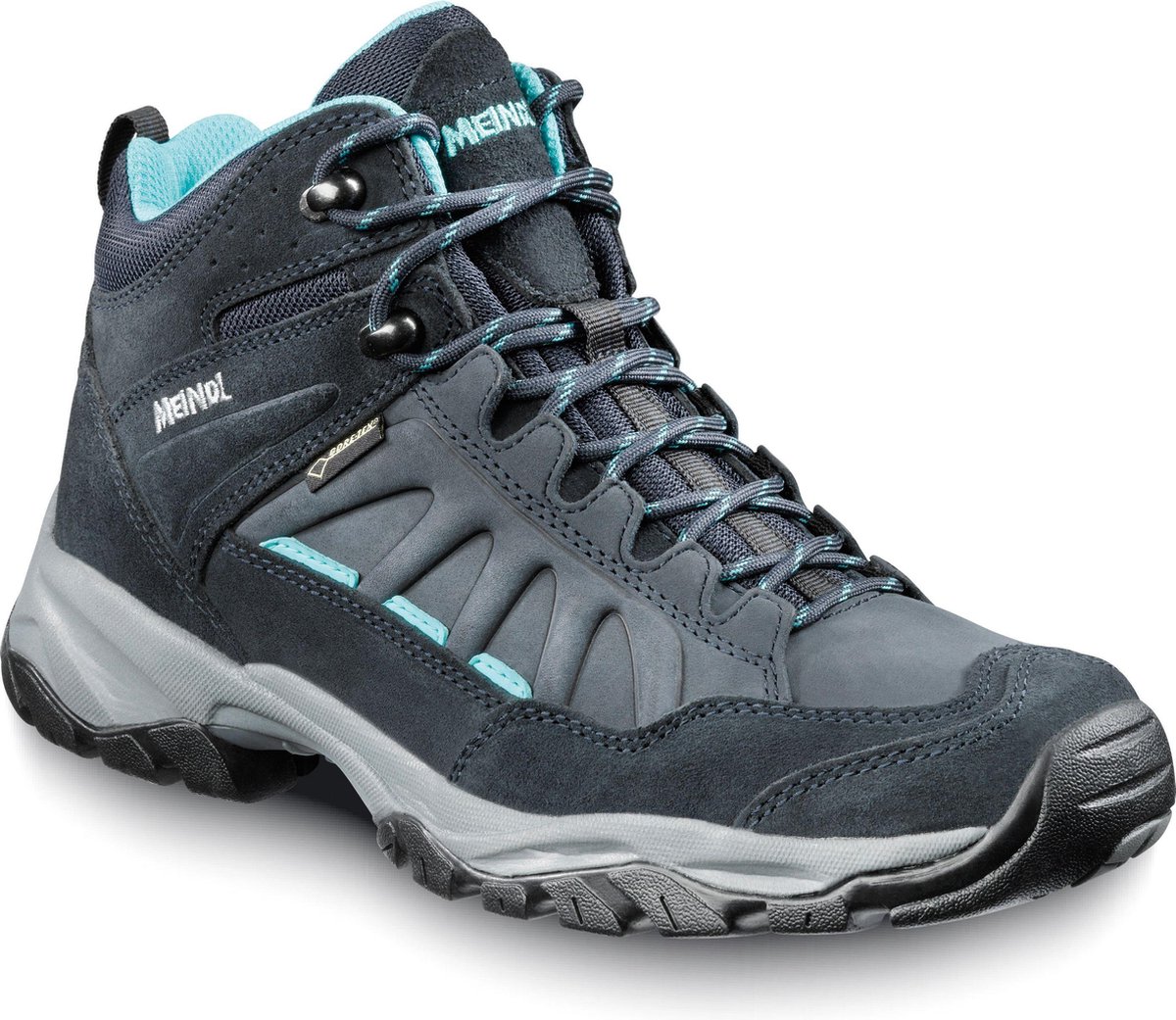 Meindl wandelschoen - Nebraska mid gtx - dames I blauw - 42 | bol.com