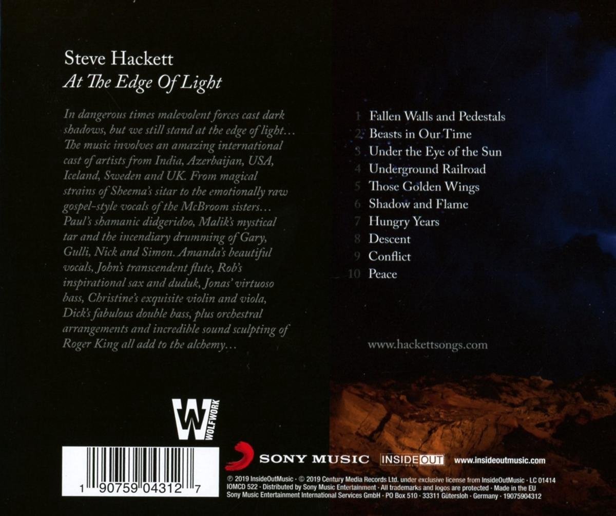 At The Edge Of Light, Steve Hackett | CD (album) | Muziek | bol.com