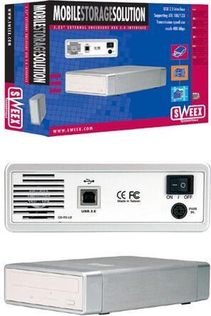 Sweex 5.25" Mobile Storage Solution USB 2.0 | bol