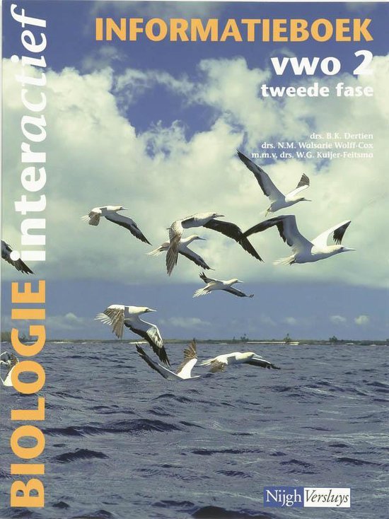 Biologie interactief Vwo 2 Informatieboek, B.K. Dertien | 9789042528697 ...