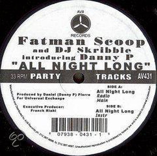 All Night Long, Fatman Scoop | Muziek | bol