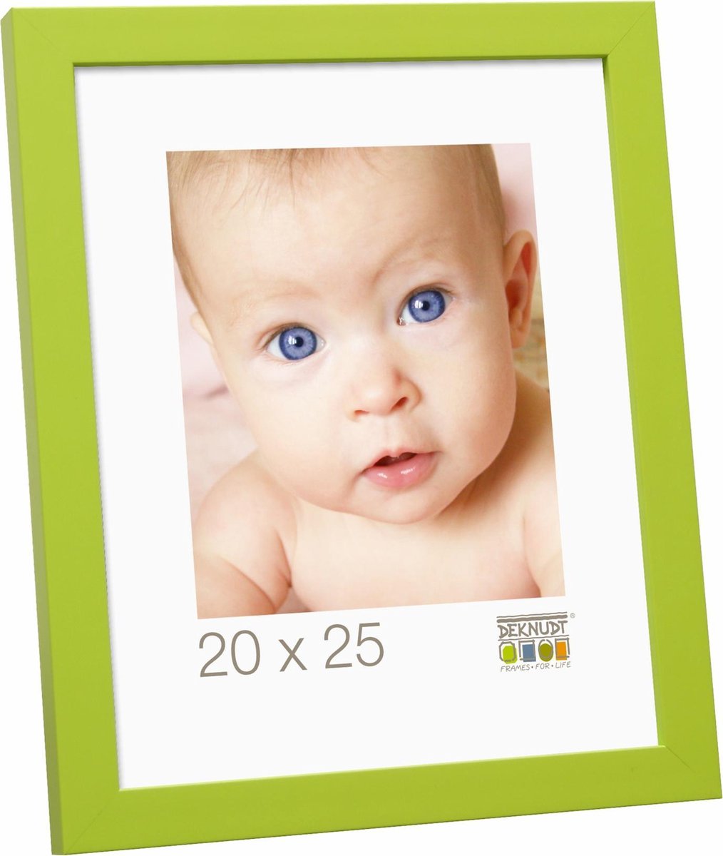 Deknudt Frames cadre photo moderne, vert, bois photo format 13x13 cm ...