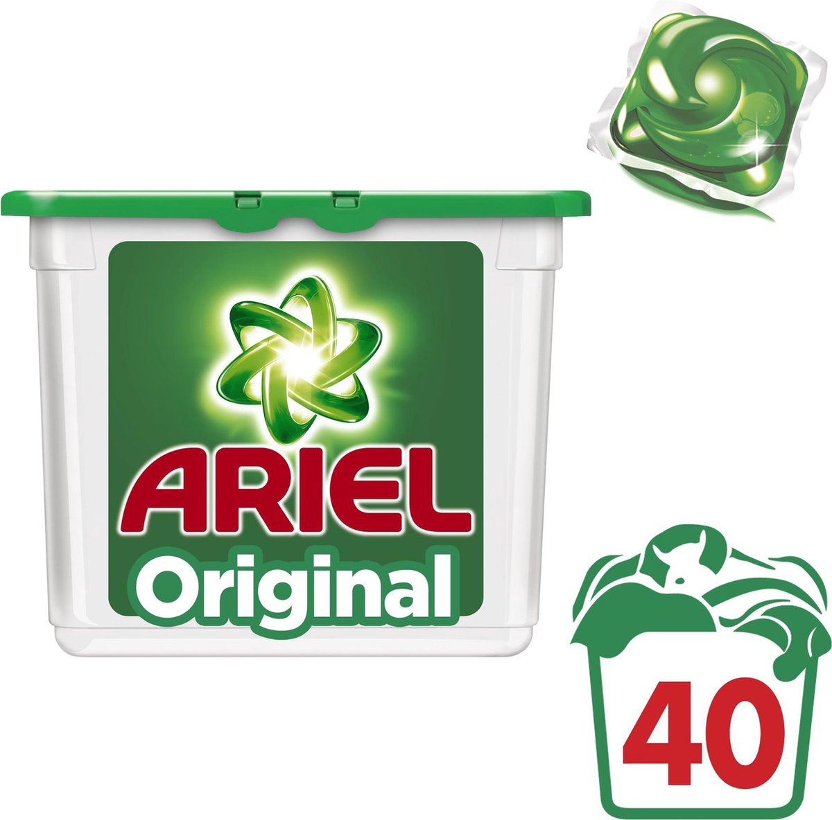 Ariel Excel Tabs Regular - 40 wasbeurten - Wasmiddel Tabletten | bol
