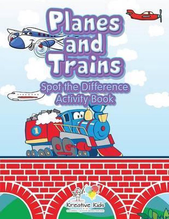 Planes and Trains Spot the Difference Activity Book, Kreative Kids ...