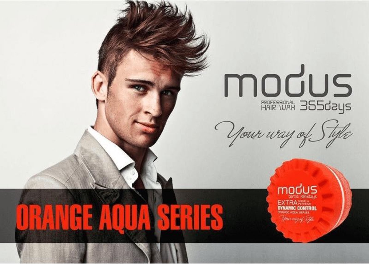 Modus Haar Wax - Orange Aqua Series 150ml | bol