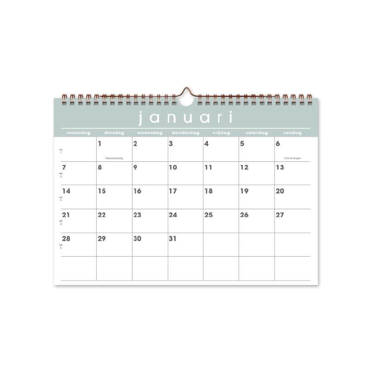 Maandkalender 2019 BASIC Omslag | bol.com