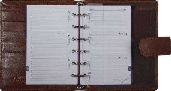 Leren Kalpa Mini-organizer Crunch bruin | bol.com