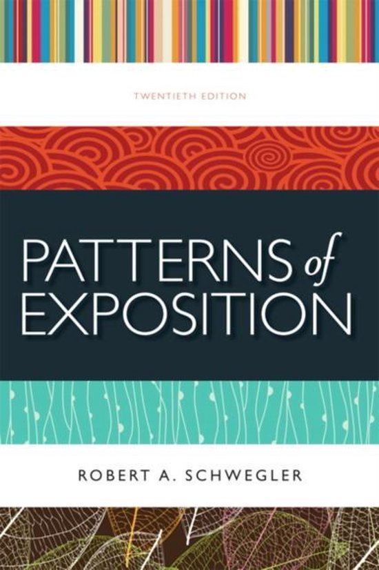 Patterns of Exposition | 9780205220458 | Robert Schwegler | Boeken ...