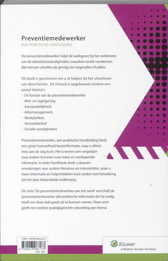 Preventiemedewerker | 9789013066173 | Henk Koenders | Boeken | bol