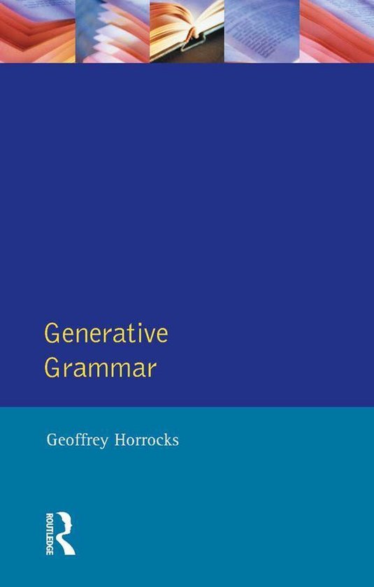 Generative Grammar (ebook), Geoffrey (University Of Cambridge Uk ...