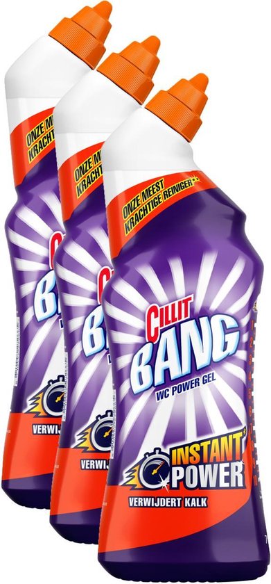 Cillit Bang Toiletreiniger Citrus - 3 x 750 ml - Grootverpakking | bol.com