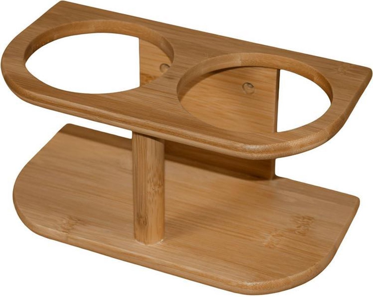 Flessenhouder Bamboo 2 Flessen max. 95 mm | bol.com