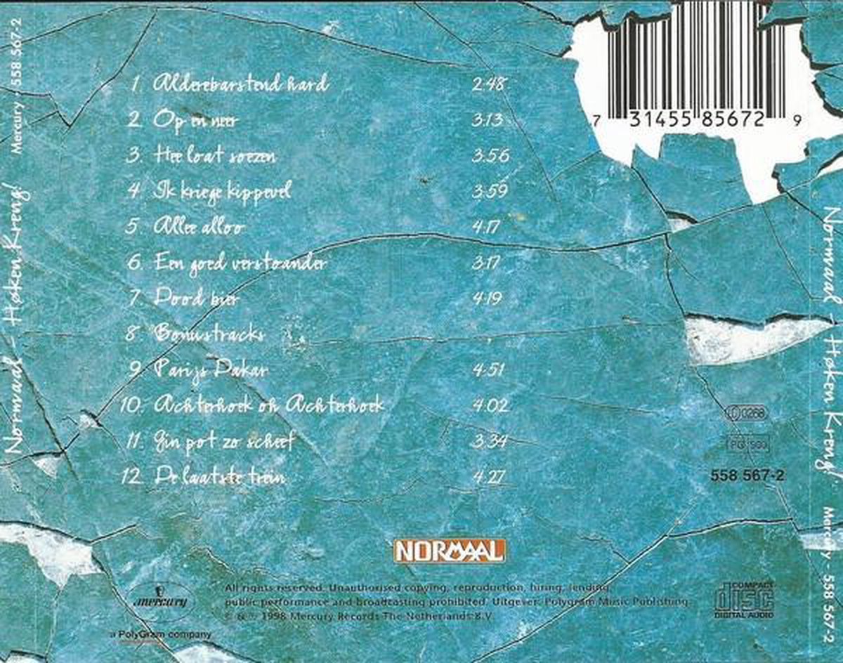 Hoken Kreng, Normaal | CD (album) | Muziek | bol