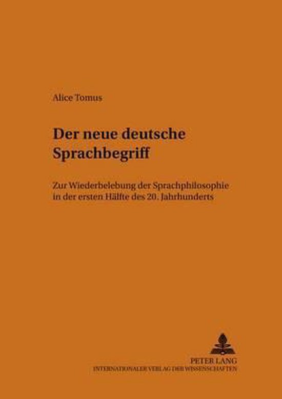 Theorie und Vermittlung der Sprache- Der neue deutsche Sprachbegriff ...