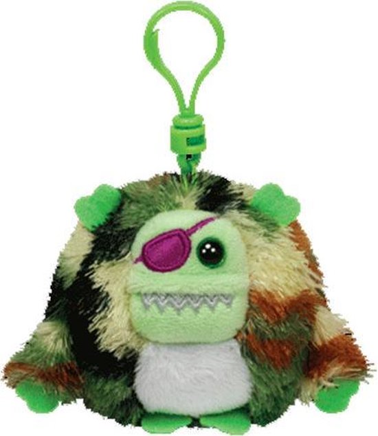 TY Monstaz, Patch the Camo Monster sleutelhanger | bol