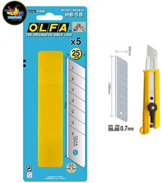 OLFA Lemmet afbreekmes 25mm | bol