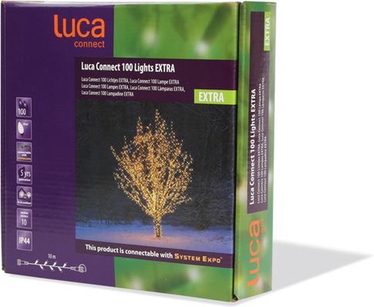 Luca Lighting - Snoer extra Luca Connect XP lengte 10 meter met 100 ...