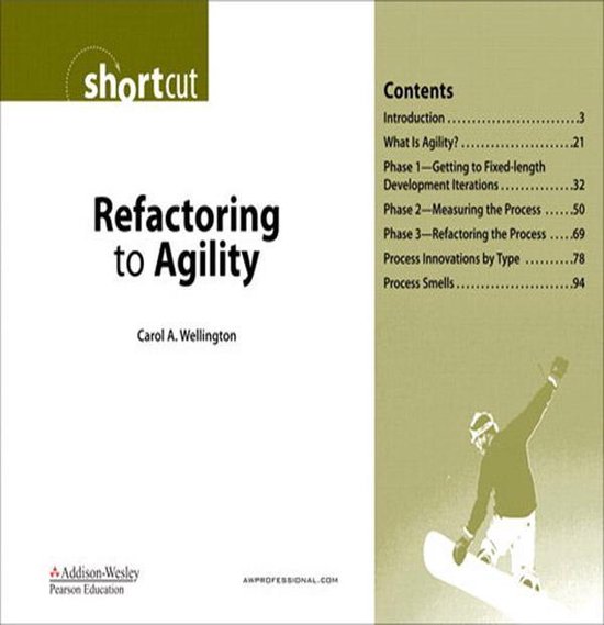 Refactoring to Agility (Digital Shortcut) (ebook), Carol Wellington ...