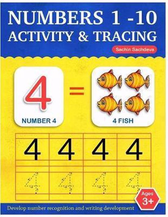 Learn To Write Numbers Numbers 1 10 Sachin Sachdeva 9781544653631 