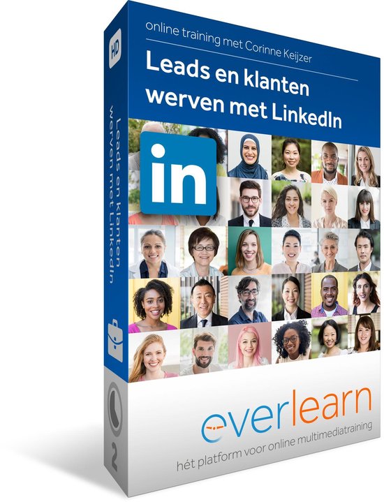 Leads en klanten werven met LinkedIn | Nederlandse online training | everlearn | bol.com